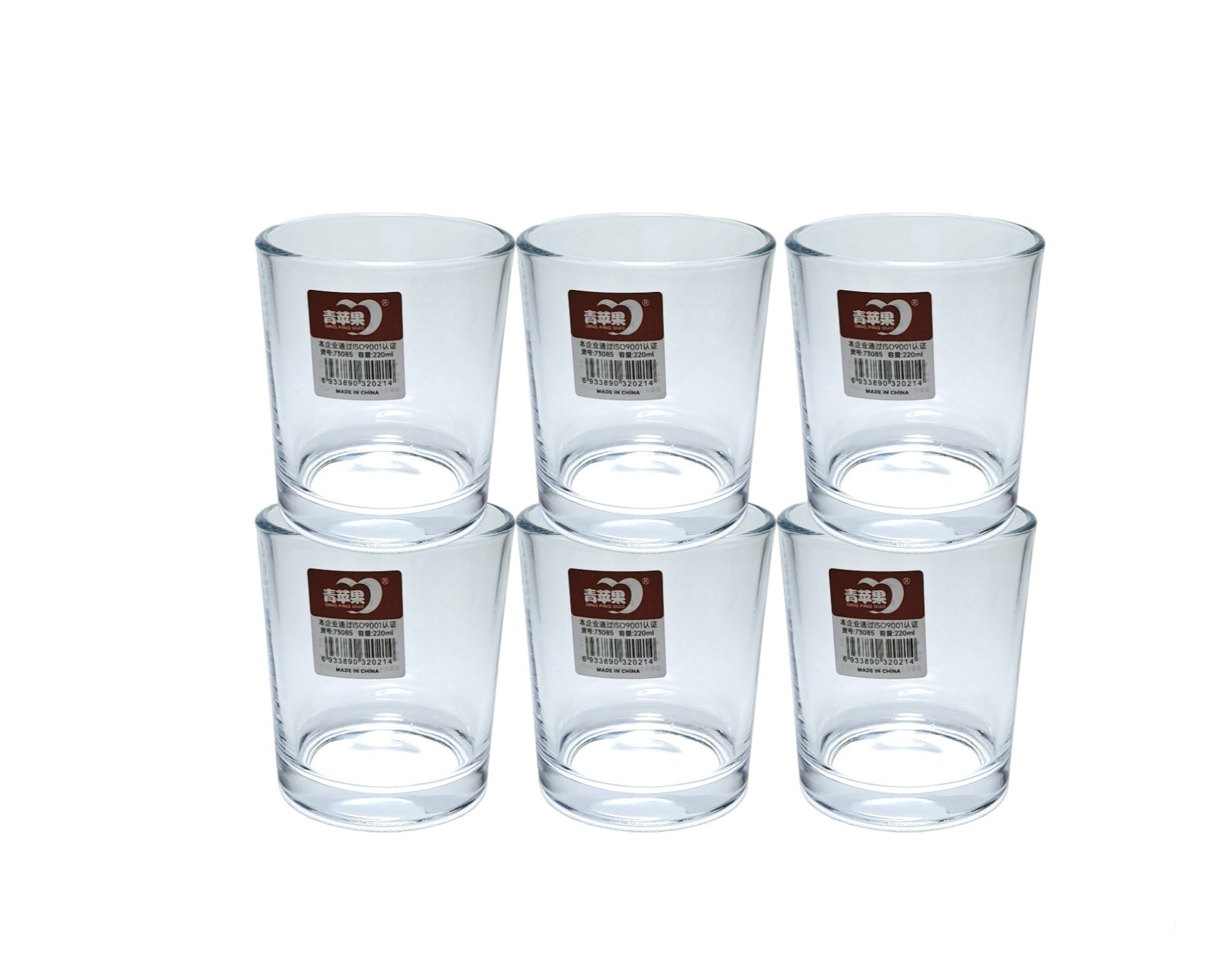 Deli Glass Press Tumbler 6pcs 220ml – Cut Price South Africa