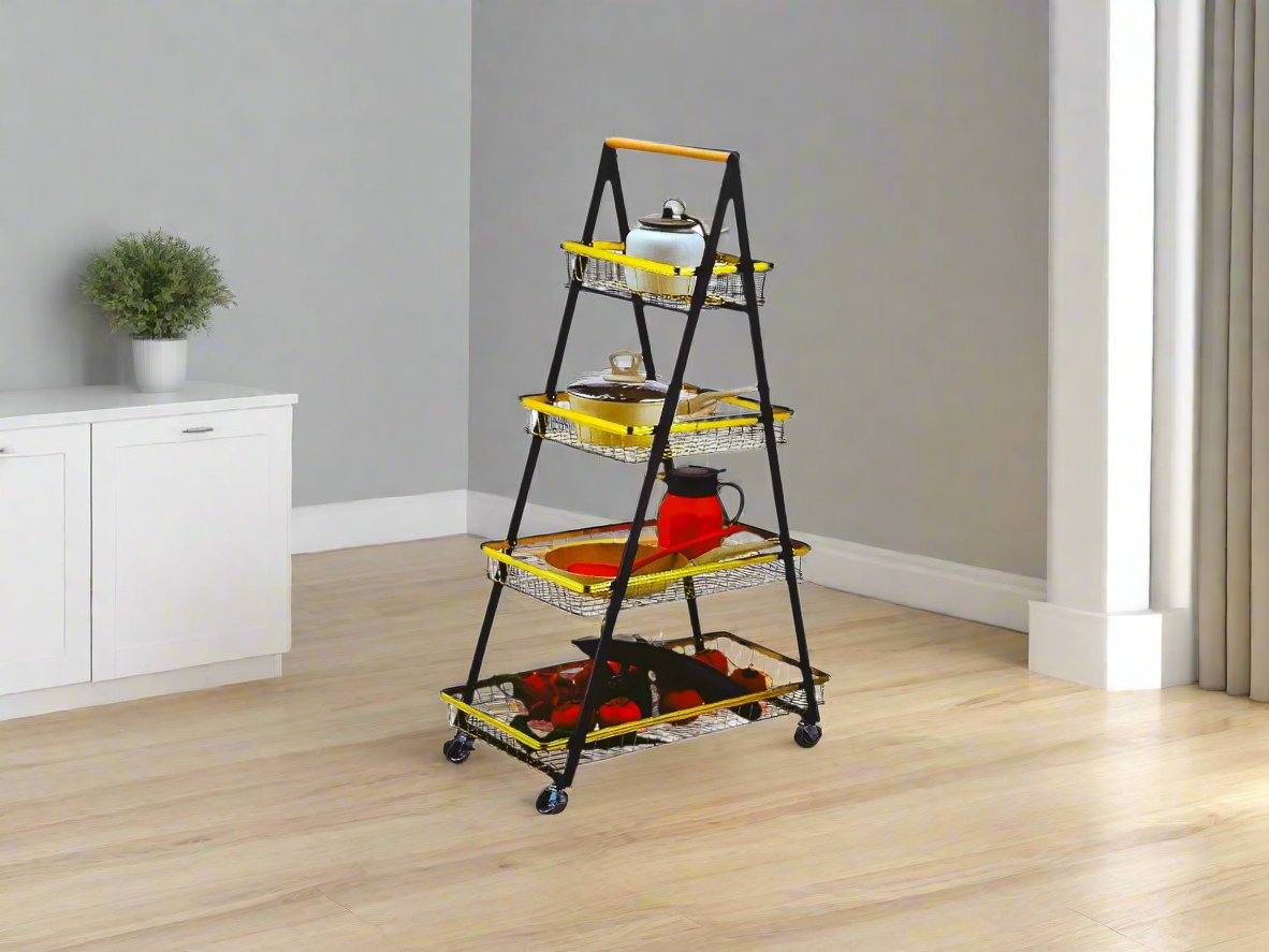 Multi Function Mobile 4 Layer Storage Rack 33*63*115.5cm – Cut Price ...
