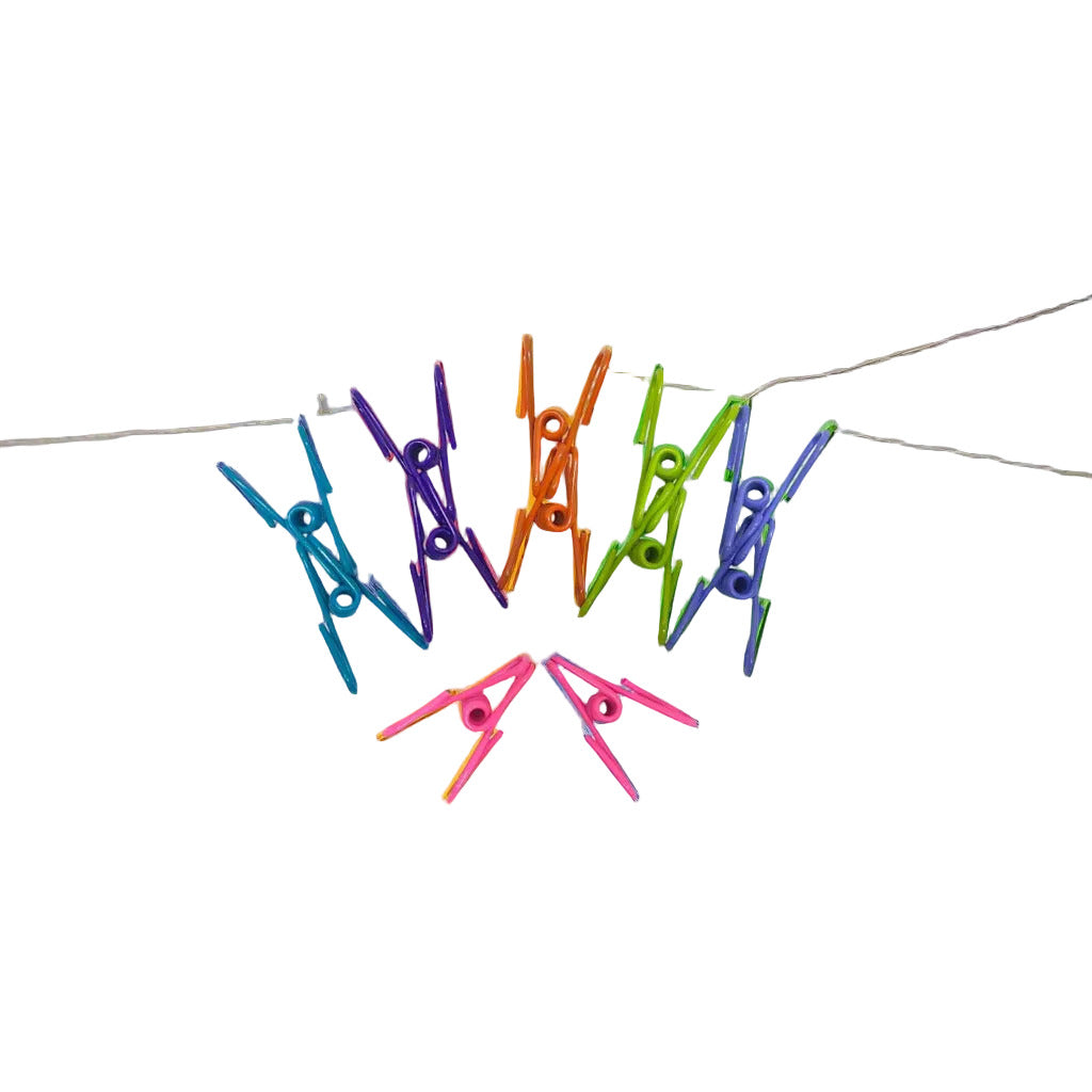 Steel Wire Multi-purpose Colourful Clips 12pcs – Cut Price South Africa