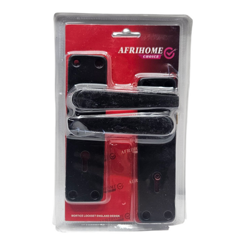 Afrihome 2 Lever Mortice Lockset Black England Design – Cut Price South ...