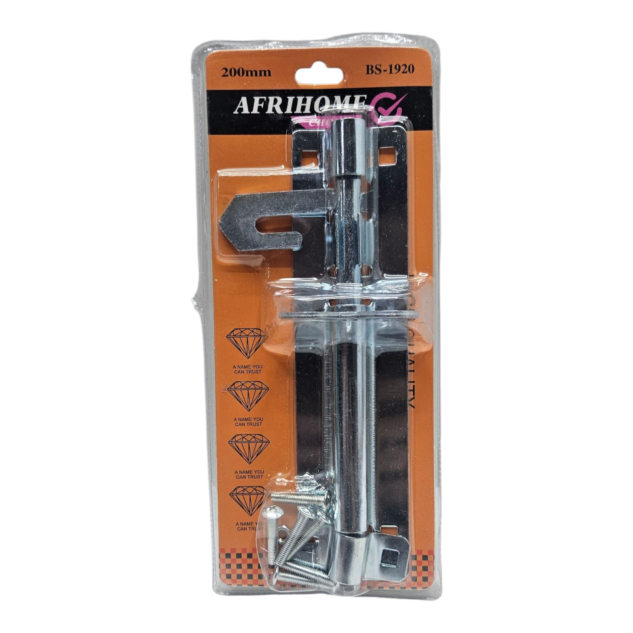 Afrihome Noble Lockable Pad Bolt Latch 200mm – Cut Price South Africa