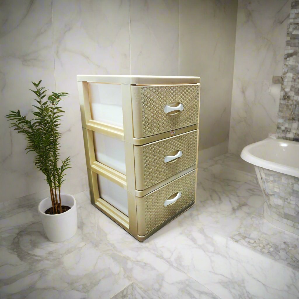 Formosa Storage Drawer Unit 3 Tier Rattan 39*76*46cm – Cut Price South ...